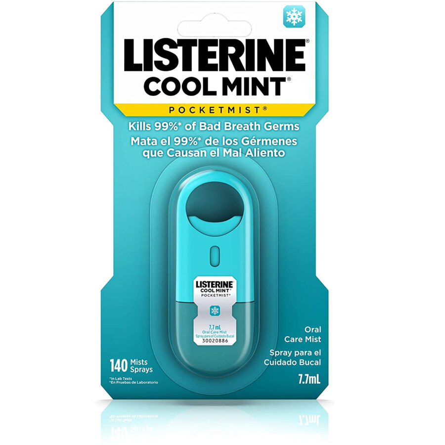 Listerine Cool Mint Pocketpaks & Pocketmist Combo Mouth Freshner Kit ...