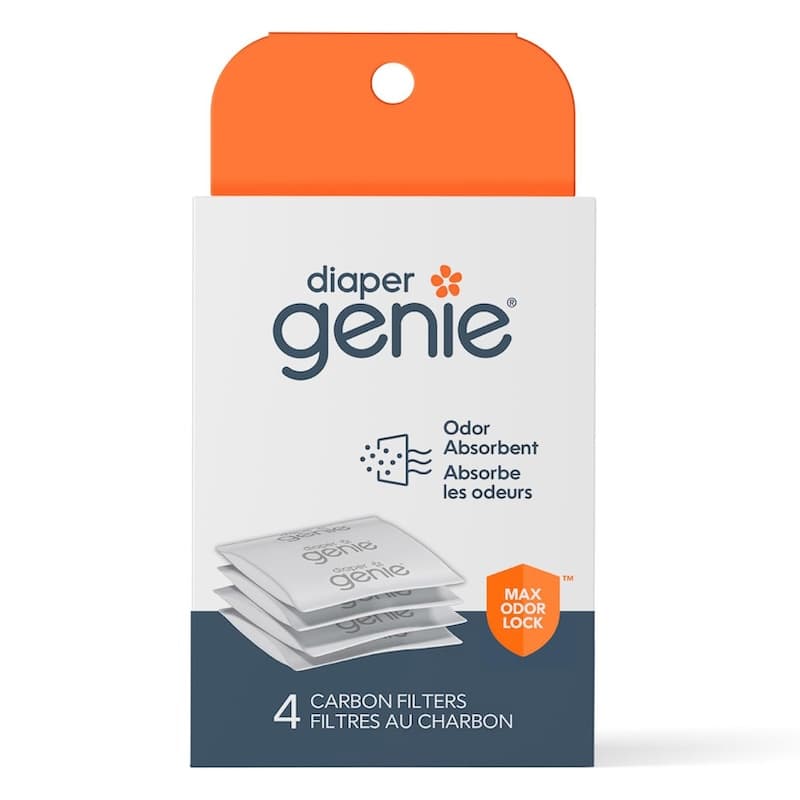 Diaper Genie Playtex Carbon Filter Refill Tray for Diaper Pails, 4 ...