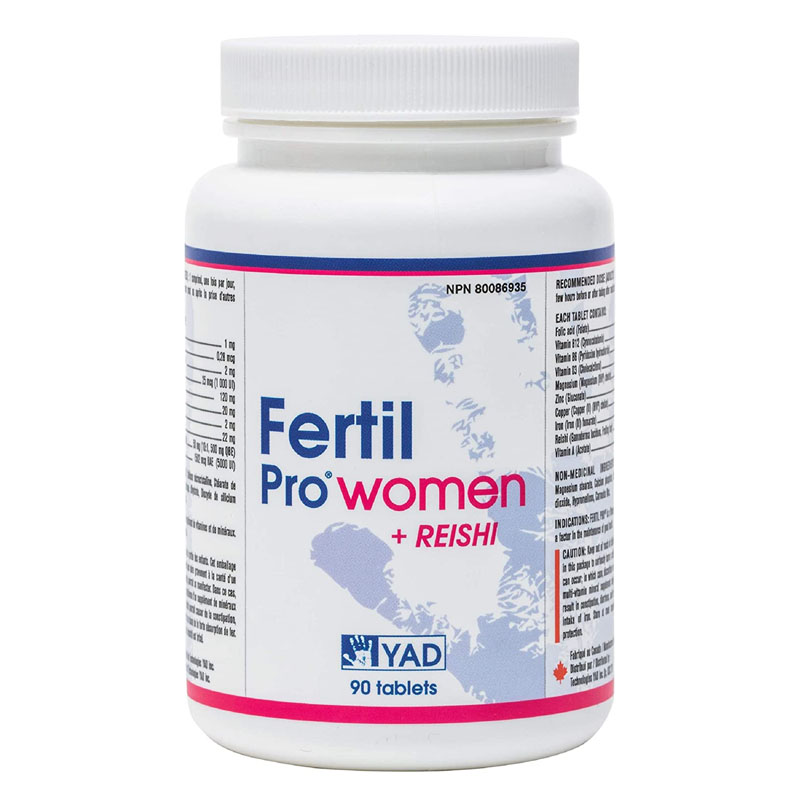 Fertil Pro Woman + Reishi Natural Female Fertility Supplements for ...
