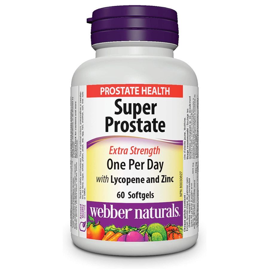 Webber Naturals Super Prostate Advanced Multi-Ingredient Formula 60 ...