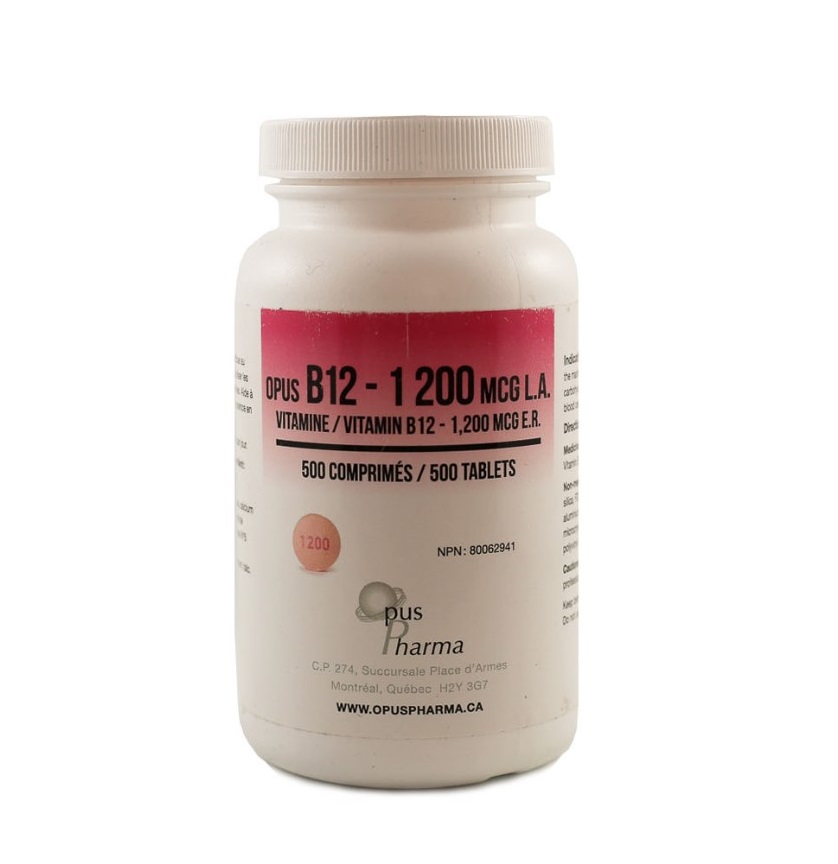 Opus Vitamin B12 1200mcg - L.A. - Care and Shop