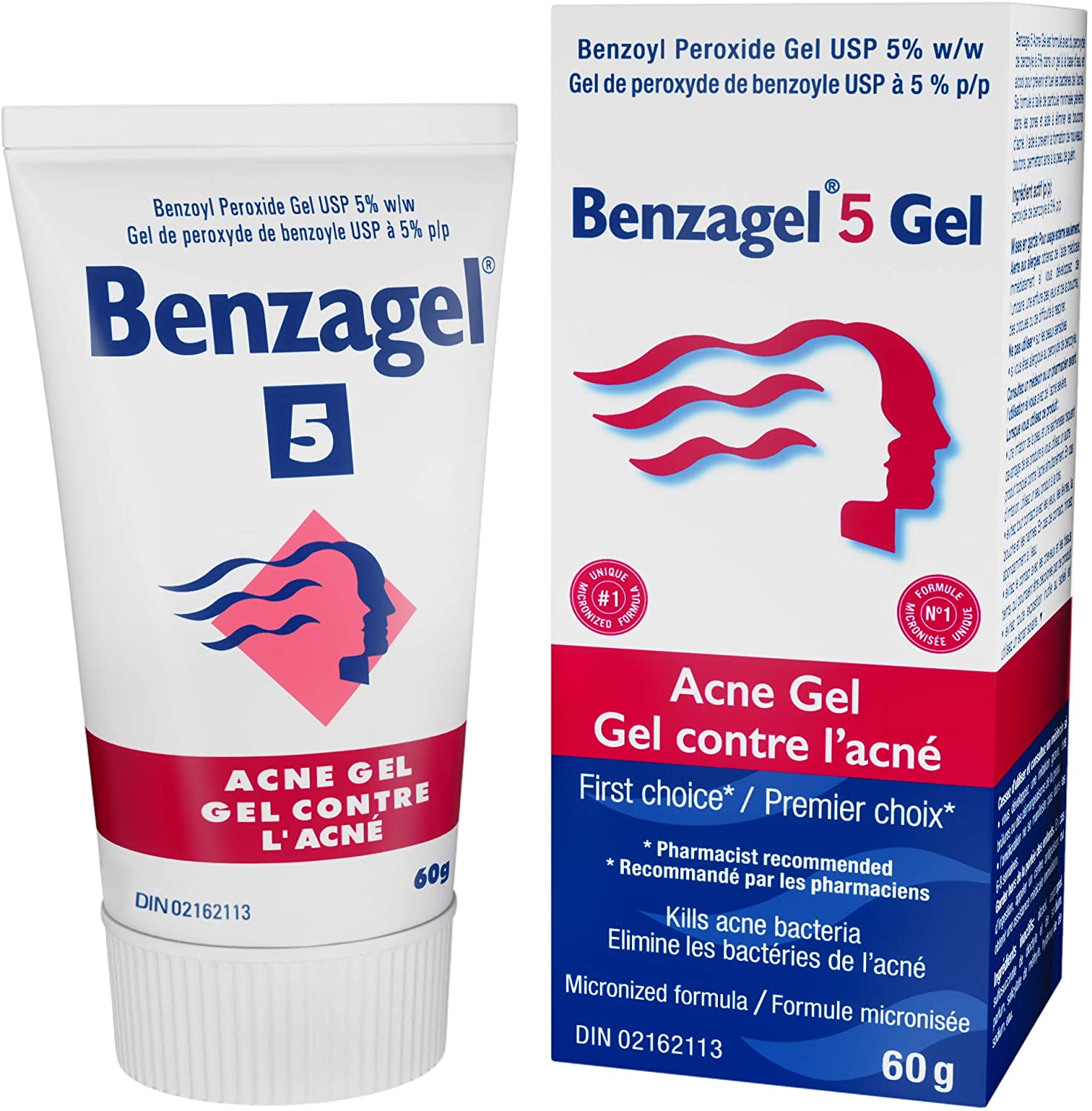Benzagel 5% Bp Acne Gel - 60gr, 60 Grams - Care and Shop
