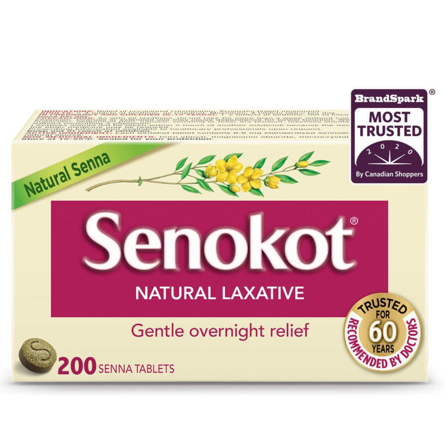 Senokot Natural Laxative seena Tablets, 200 Count B - Care and Shop