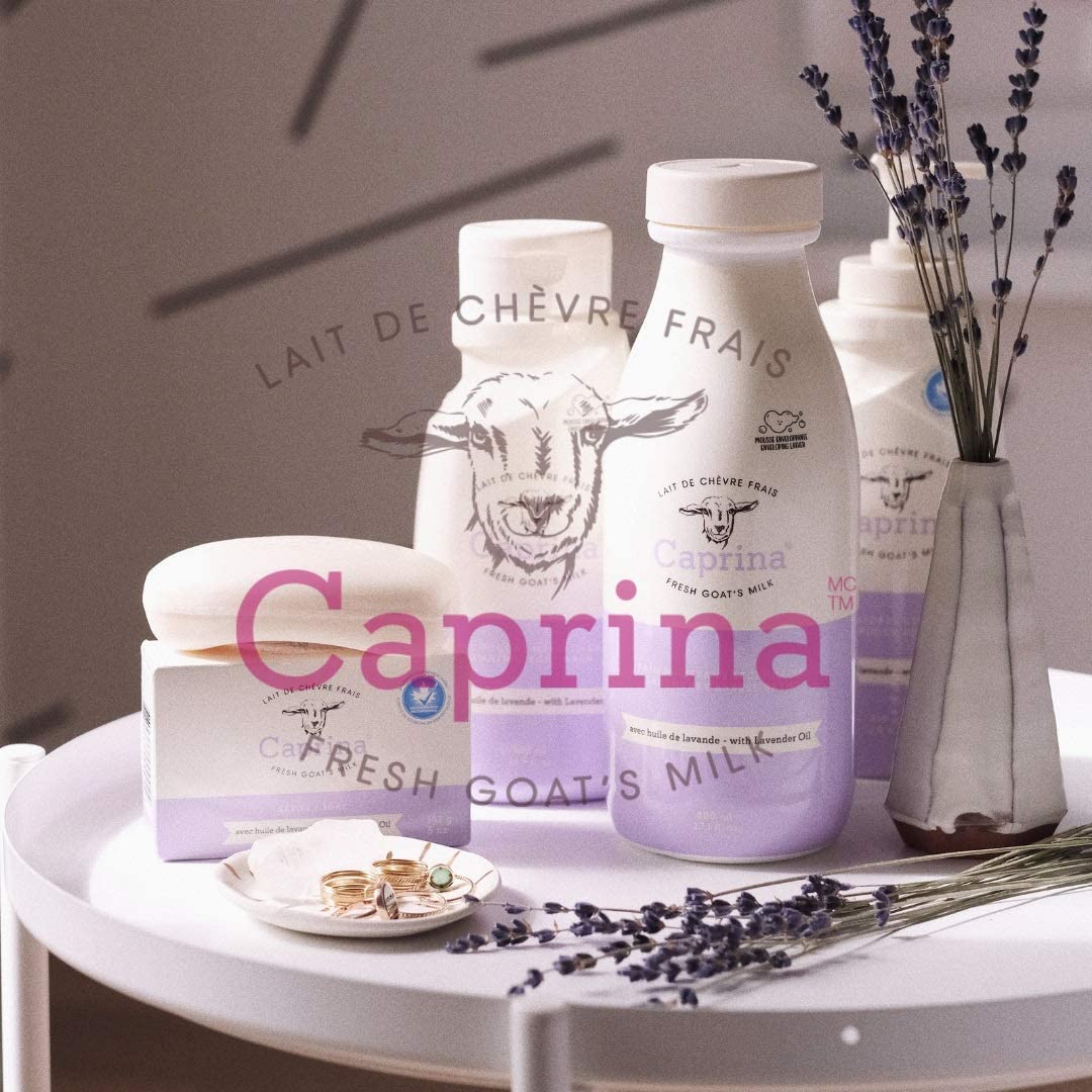 Caprina Foaming Milk Bath with Lavender Oil, 800 ml - Care and Shop