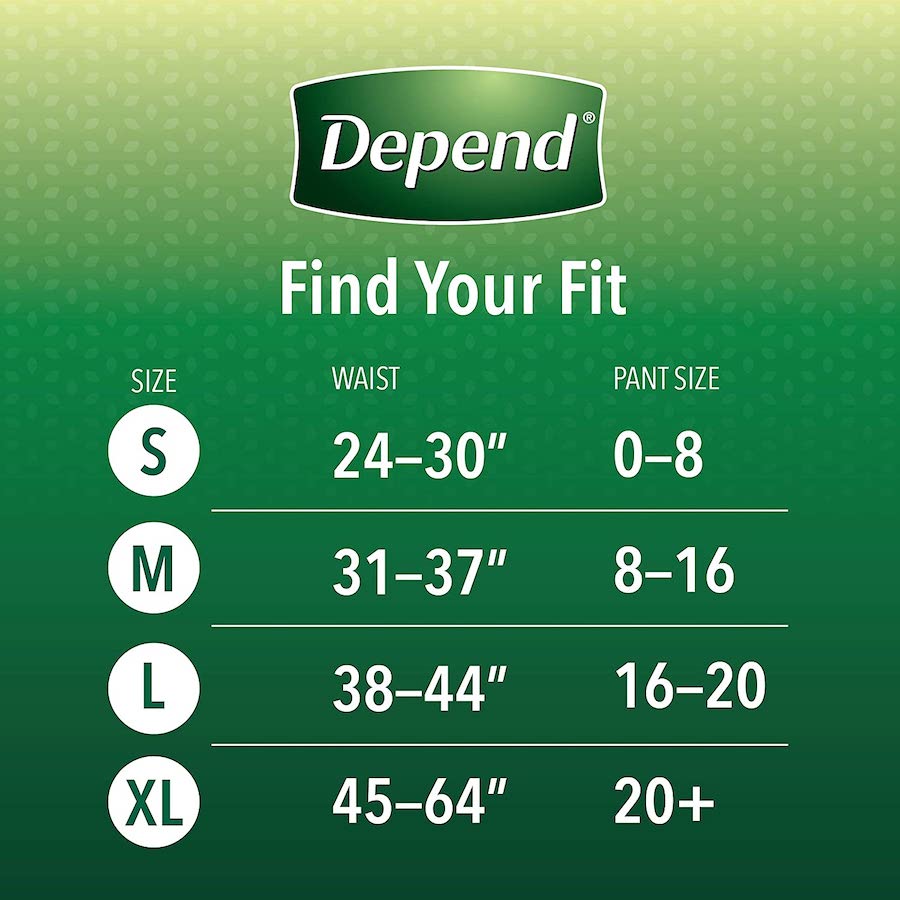 Depend FIT-FLEX Incontinence Underwear for Women, Disposable, Maximum ...