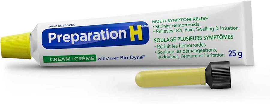 Preparation H® Cream (25 g) with Bio-Dyne®, Multi-Symptom Hemorrhoid ...