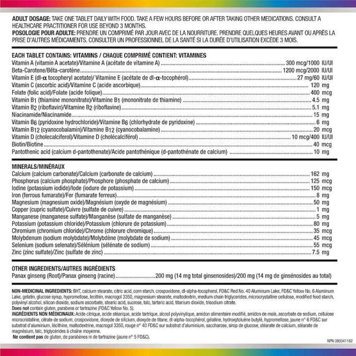 Centrum Performance Multivitamins/Minerals Supplement for Men & Women ...