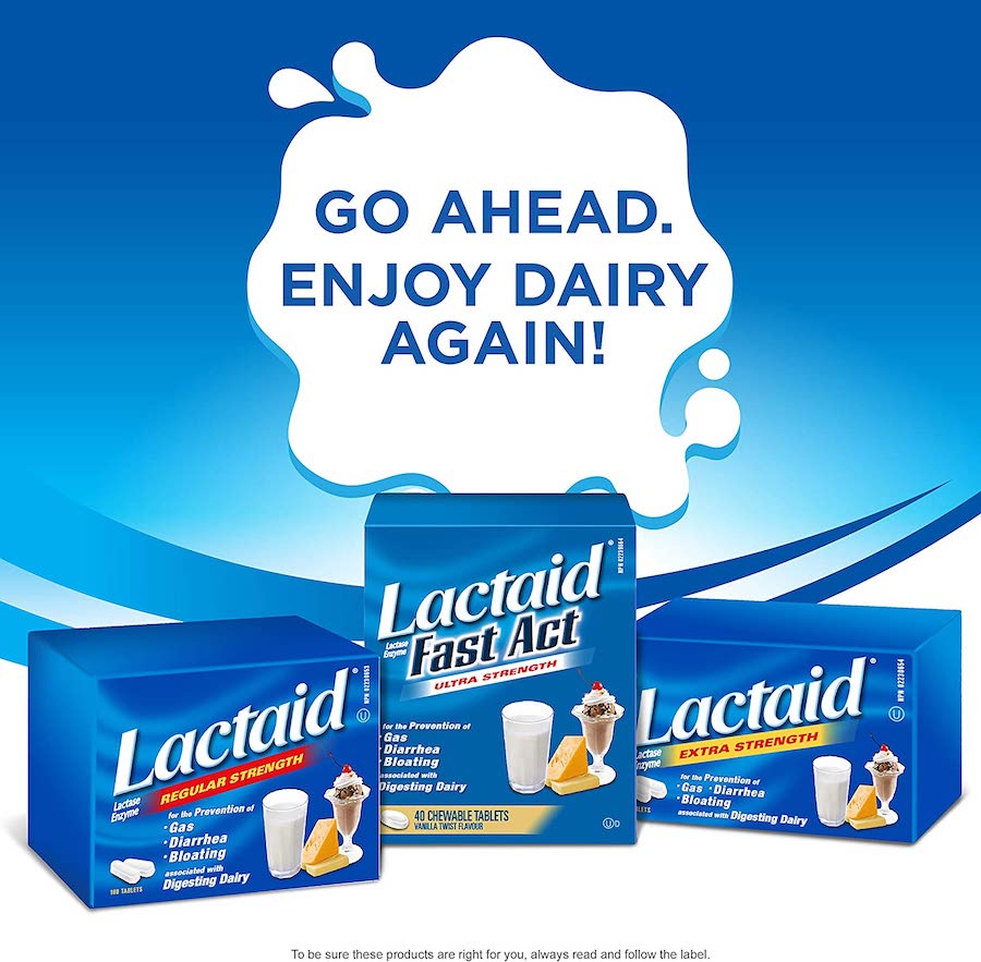 Lactaid Extra Strength Chewable Tablets, 40 Count - Care and Shop
