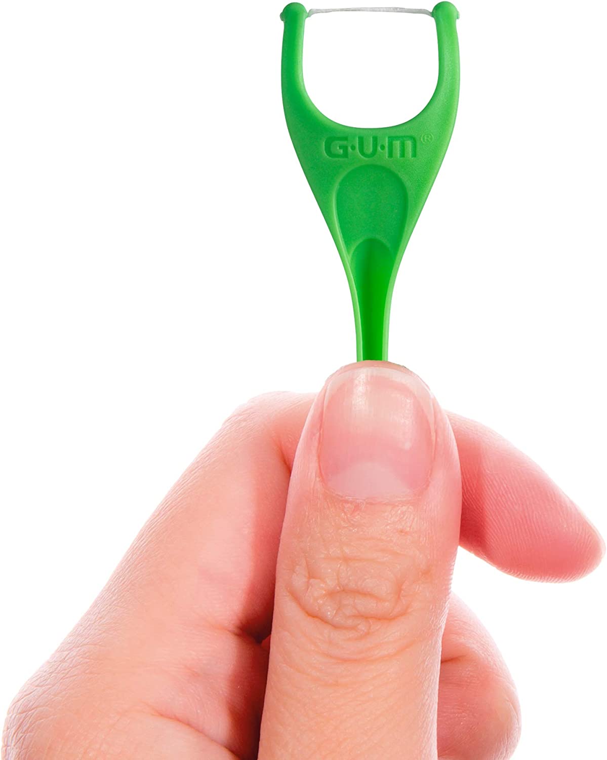 Gum Angled Flossers, Fresh Mint, Easy-Grip Handle, Dental String Floss ...