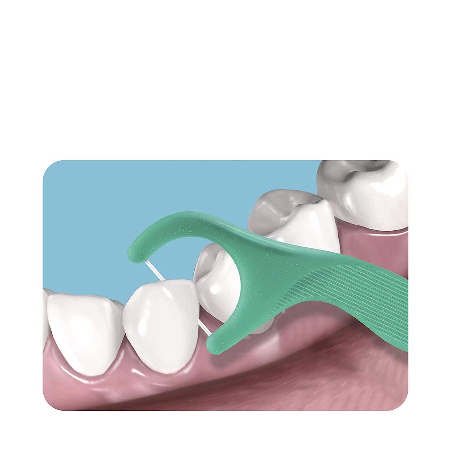 Gum Professional Clean Flossers, Mint, 90ct, Green, 90 Count - Care and ...