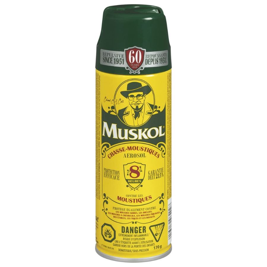 MUSKOL Insect Repellent Aerosol, 8 Hours Protection (170g) - Care and Shop