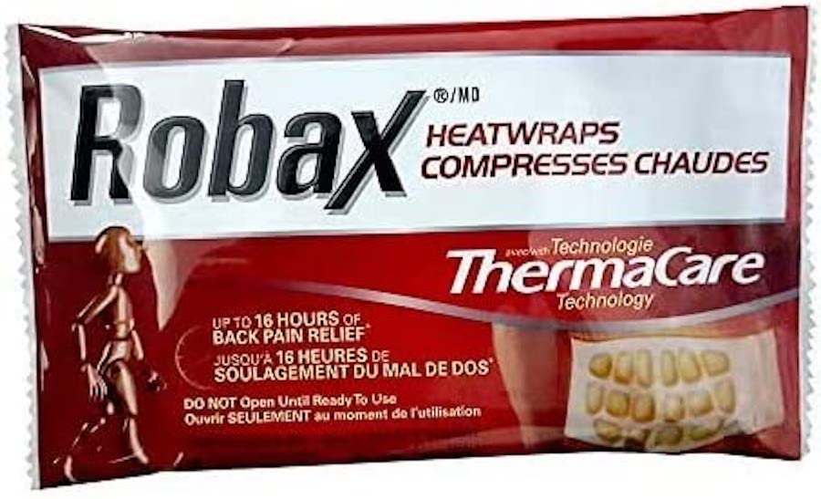 Robax ThermaCare Lower Back and Hip Pain Therapy Heat- Wraps - 6 Count ...