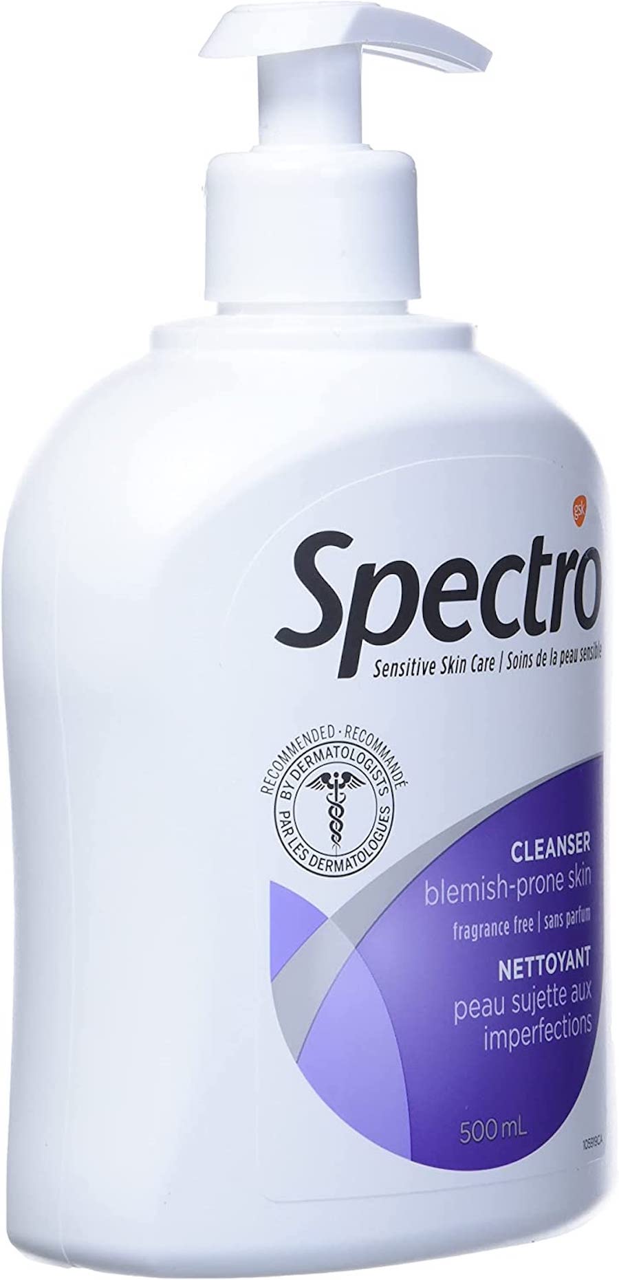 Spectro Facial Cleanser for Blemish Prone Skin, Fragrance and Dye Free ...