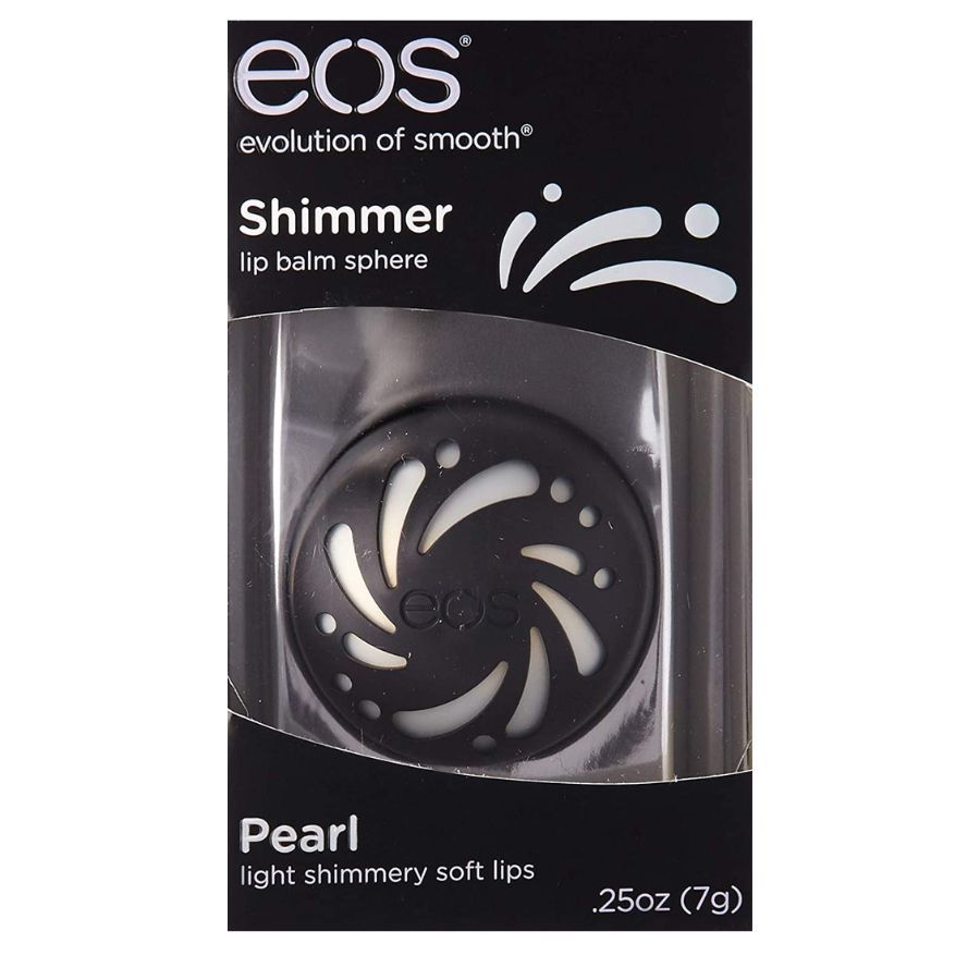 eos Shimmer Lip Balm Sphere - Pearl | Shimmering Hydration | 7g - Care ...