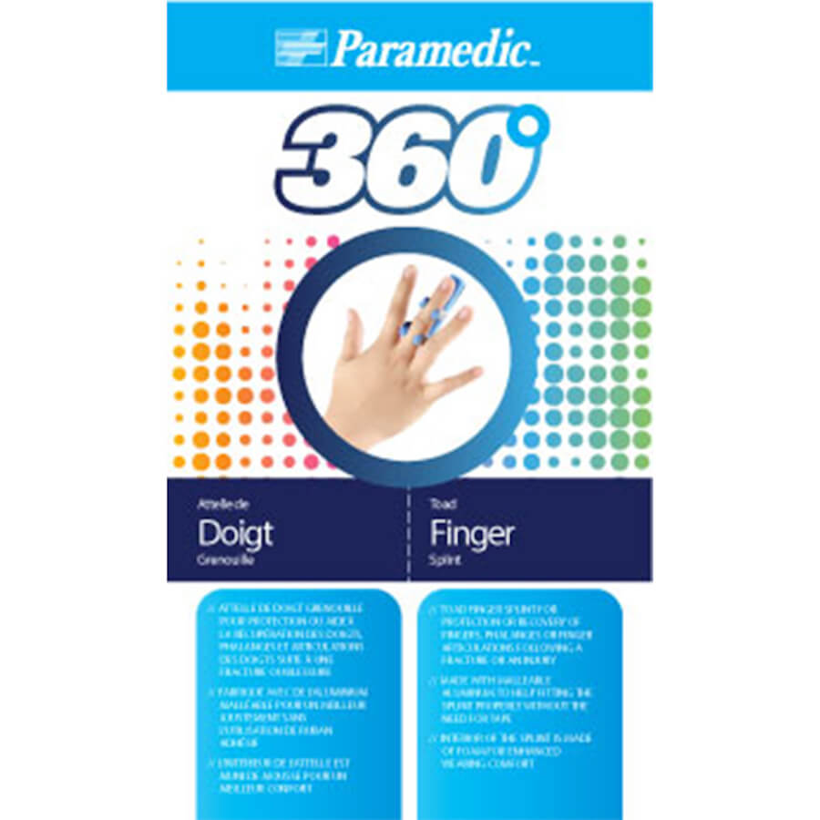 Paramedic Toad Finger Splint 999-8723 - Care and Shop