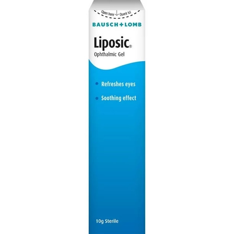 Bausch + Lomb Liposic Ophthalmic Gel, 10 g - Care and Shop