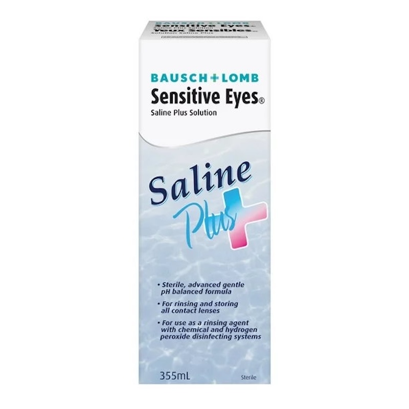 Bausch & Lomb Sensitive Eyes Multi-Purpose Solution Saline Plus, Saline solution 355ml - Care ...