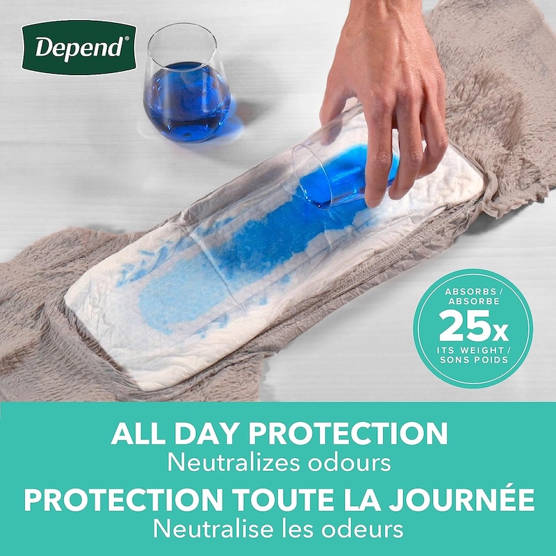 Depend FIT-FLEX Incontinence Underwear for Men Maximum Absorbency ...