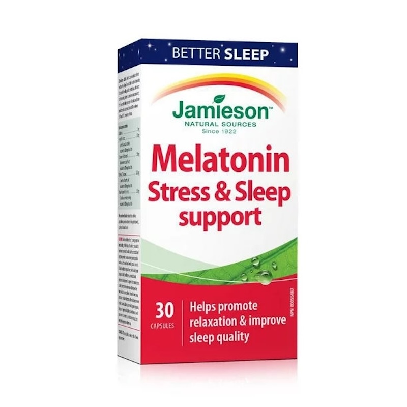 Jamieson Melatonin Stress and Sleep Support Capsules, 30 capsules ...
