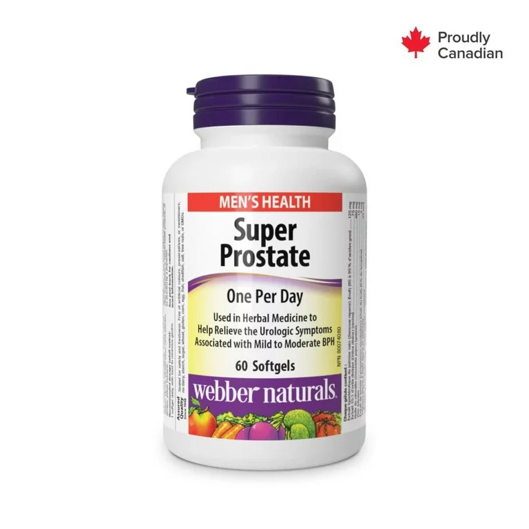 Webber Naturals Super Prostate 60 Softgels - Care and Shop