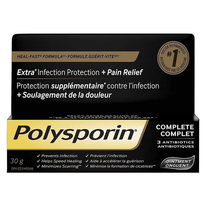 POLYSPORIN COMPLETE OINTMENT 30G - Care and Shop